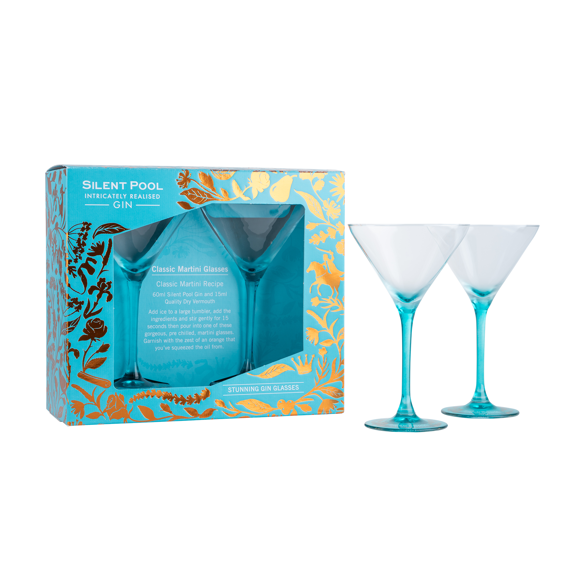 Silent Pool Martini Glass Set of 2 – Silent Pool Gin